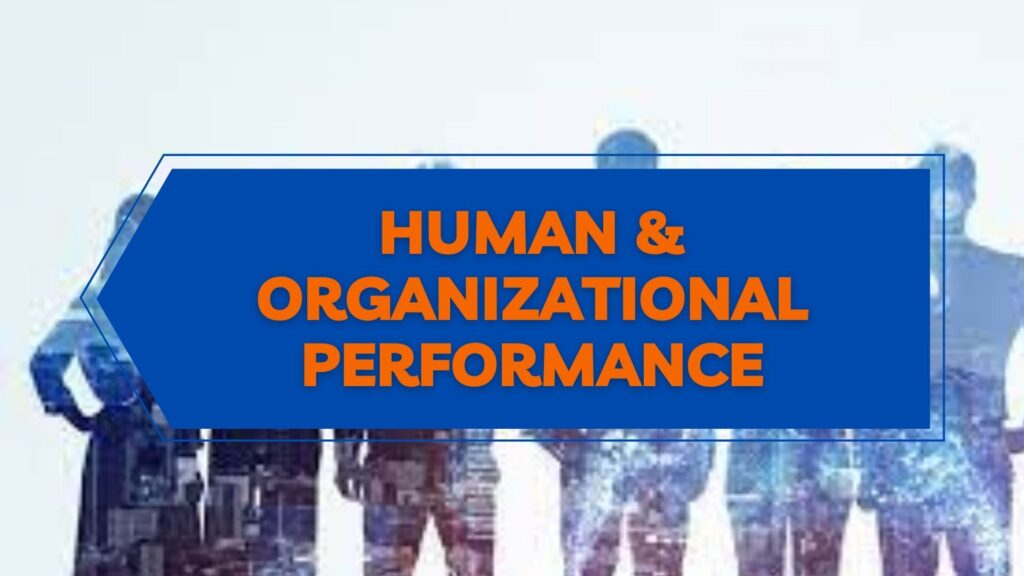 SICUREZZA SUL LAVORO E FATTORE UMANO: HUMAN AND ORGANIZATIONAL ...
